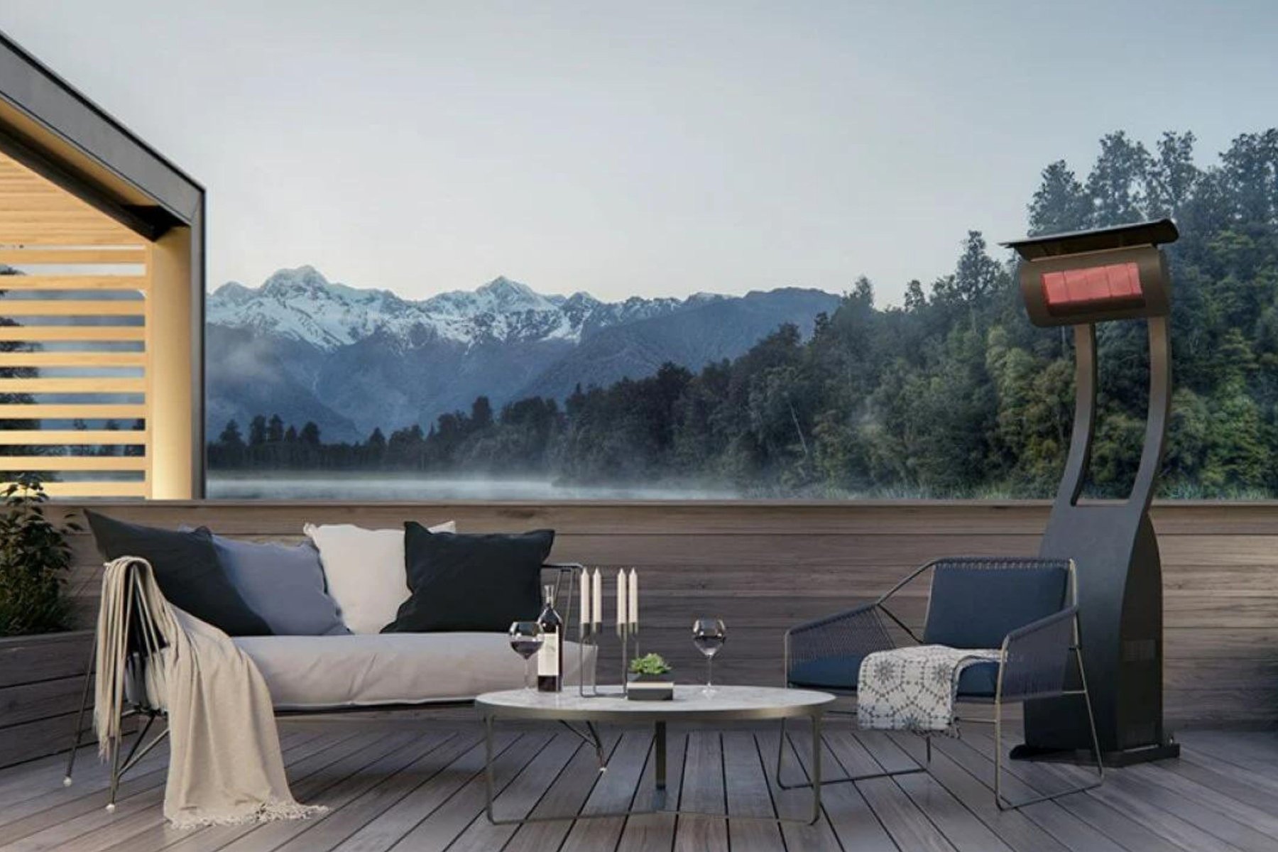 Outdoor heating options — A pros and cons comparison