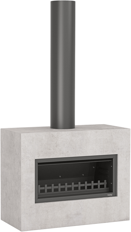 How much space do I need for an outdoor fireplace?